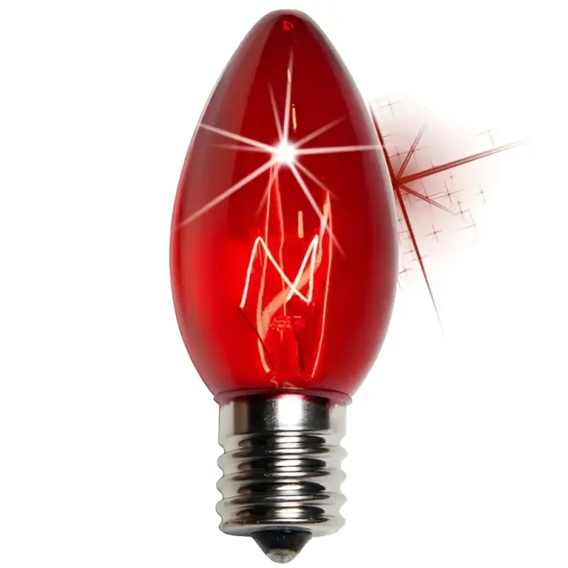 C9 Red Twinkle Incandescent Bulbs | Christmas Light Emporium – The ...